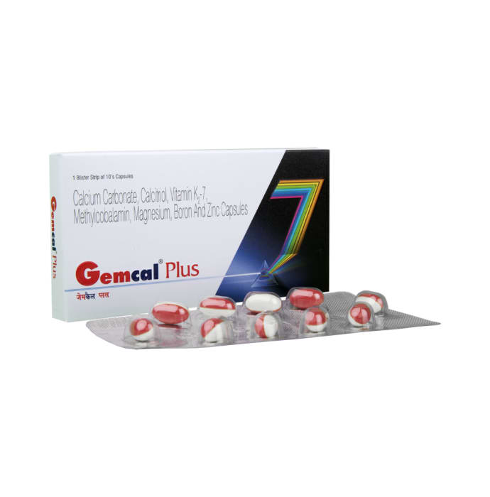 Gemcal plus soft gelatin capsule