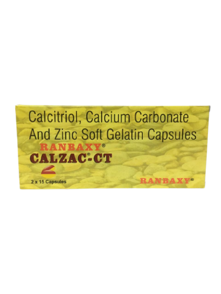 Calzac ct Capsule - Vitamins and Calcium Supplements - Genericure