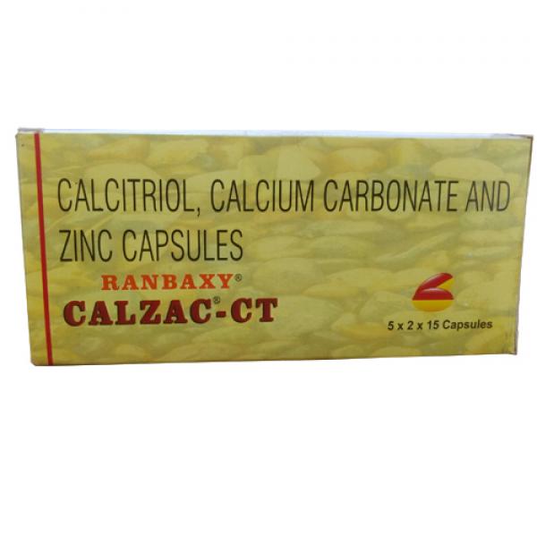 Calzac ct Capsule - Vitamins and Calcium Supplements - Genericure